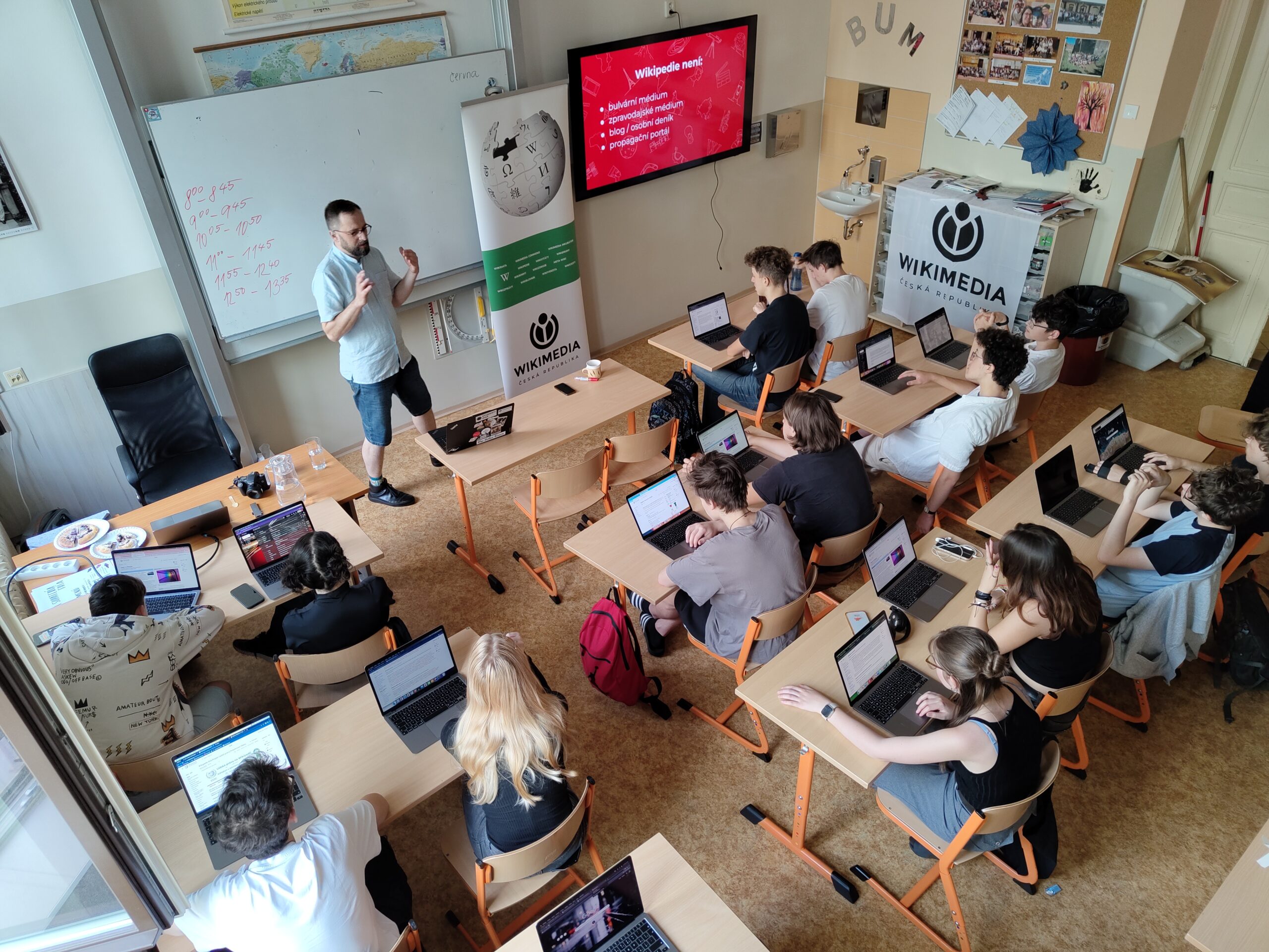 Workshop Media Education and Human Rights on Wikipedia for Londýnská ...